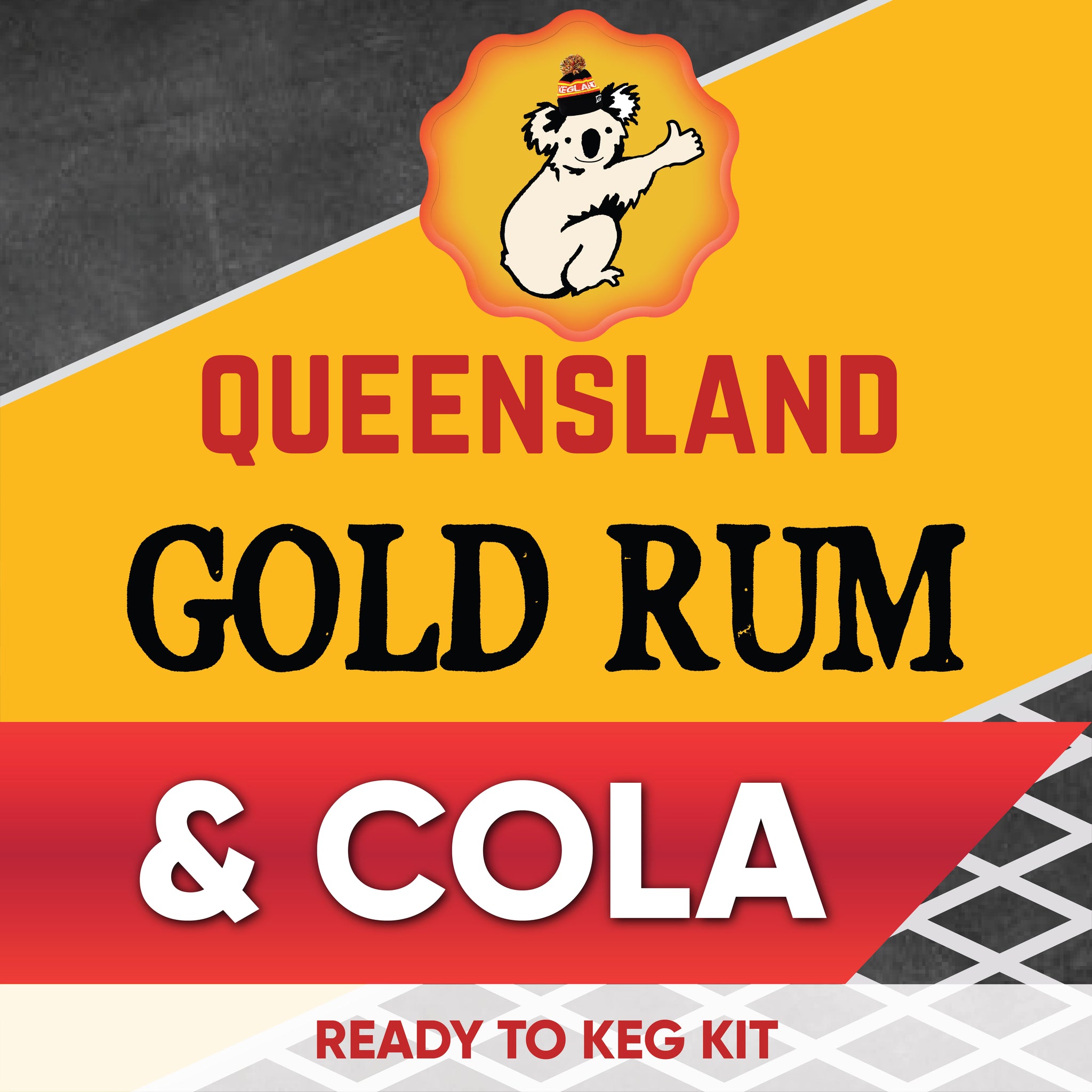 Queensland Gold Rum and Cola Ready to Keg Kit | KegLand