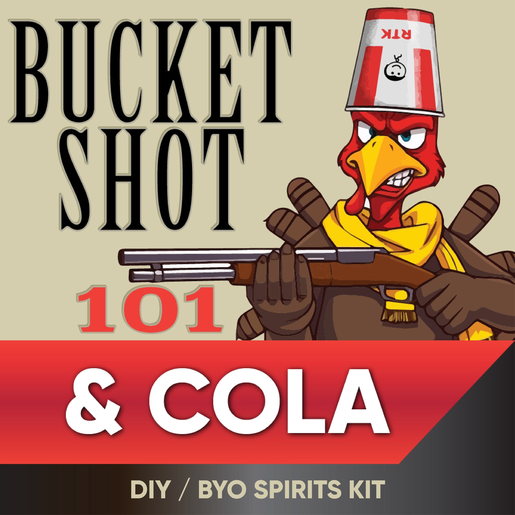 Bucket Shot Kentucky Bourbon and Cola - DIY ~ BYO Spirits Keg Kit