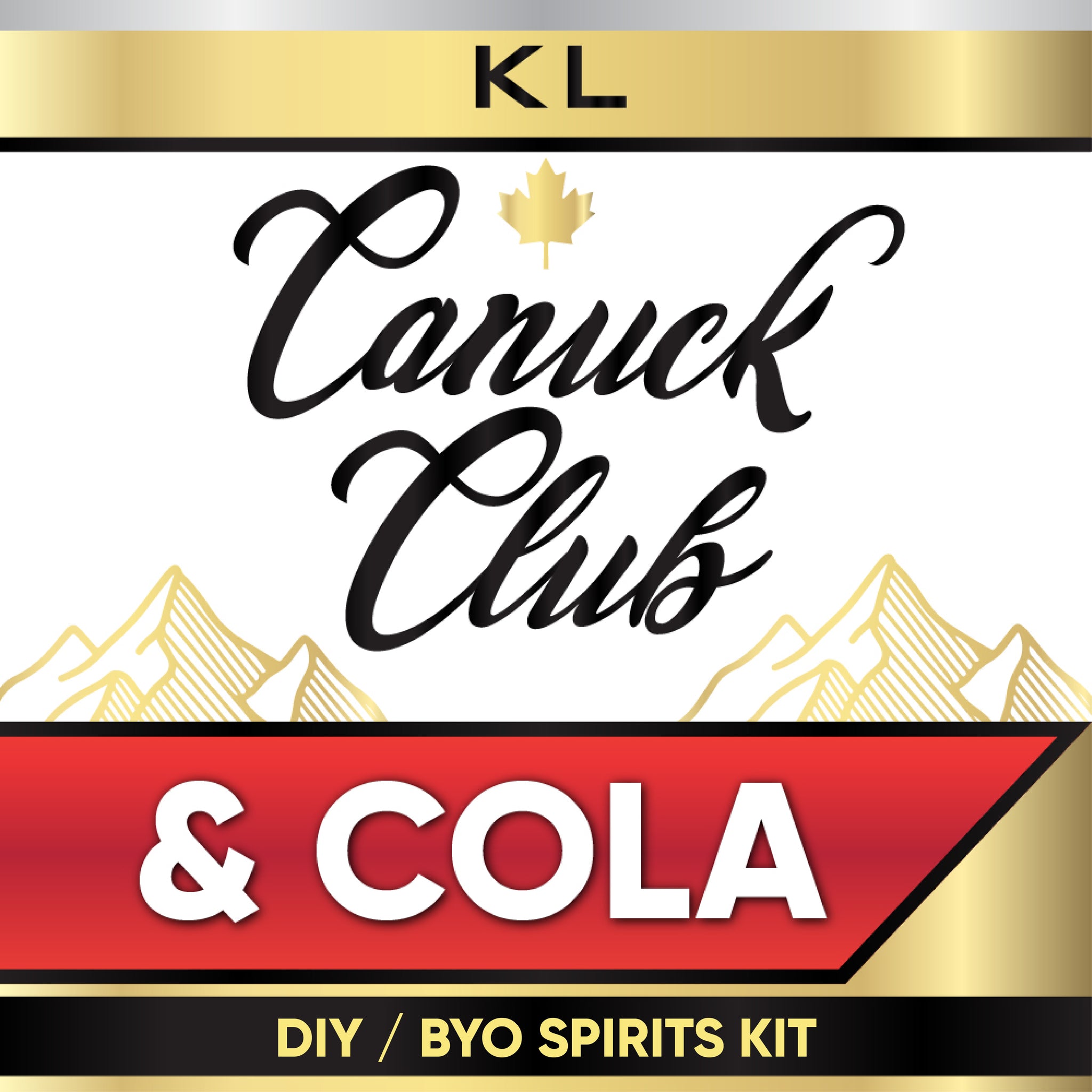 Canuck Club Rye Whiskey and Cola - DIY ~ BYO Spirits Keg Kit