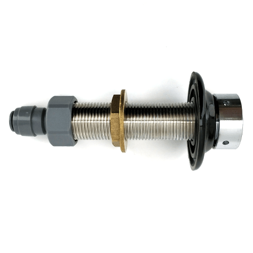 100mm NukaTap Long Shank - 304 Stainless Steel (duotight - 8mm (5/16) x ...