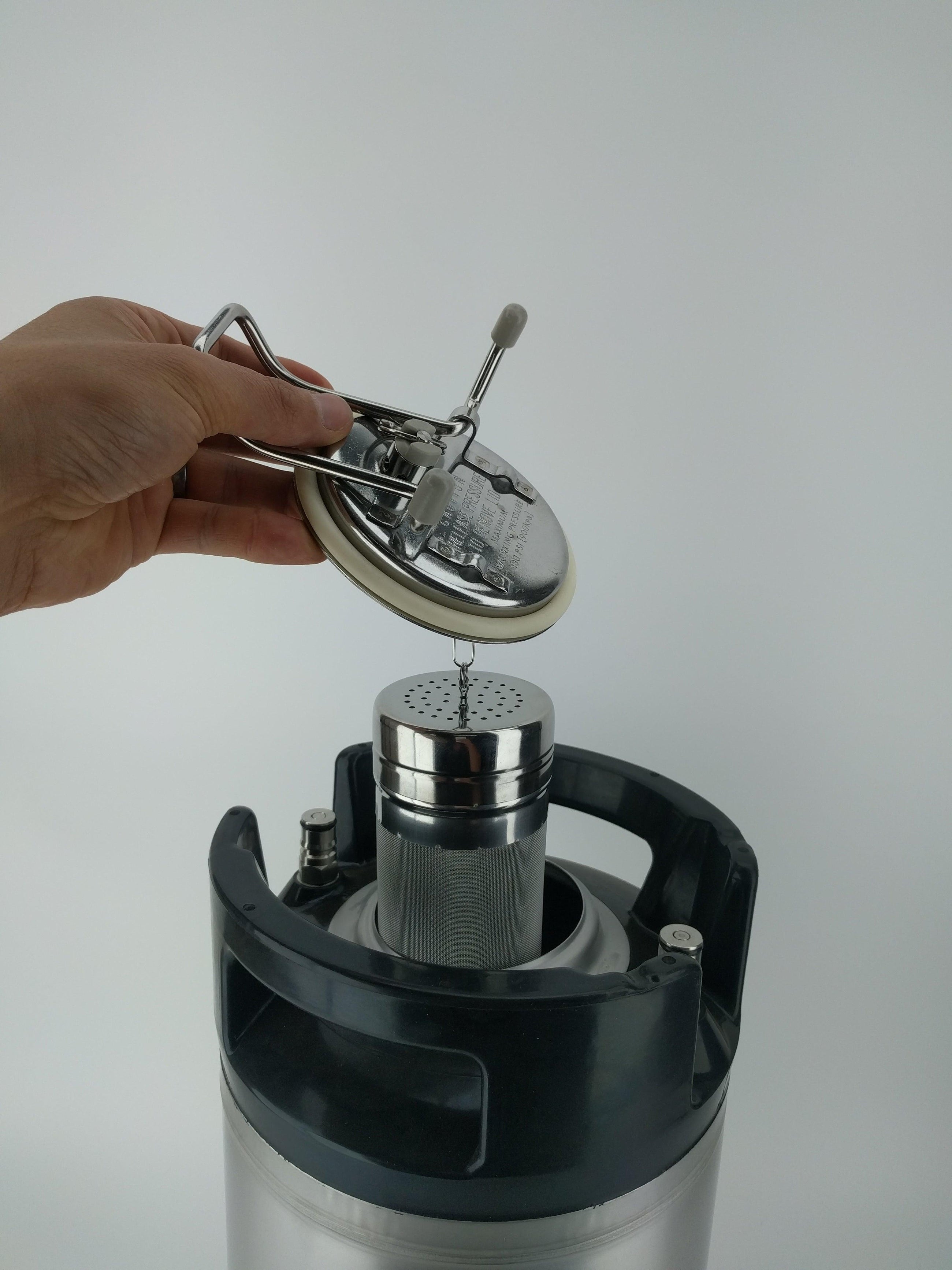 19L New Ball Lock Keg | Corny Posts | Free Beverage Tag | Low2 O-Ring