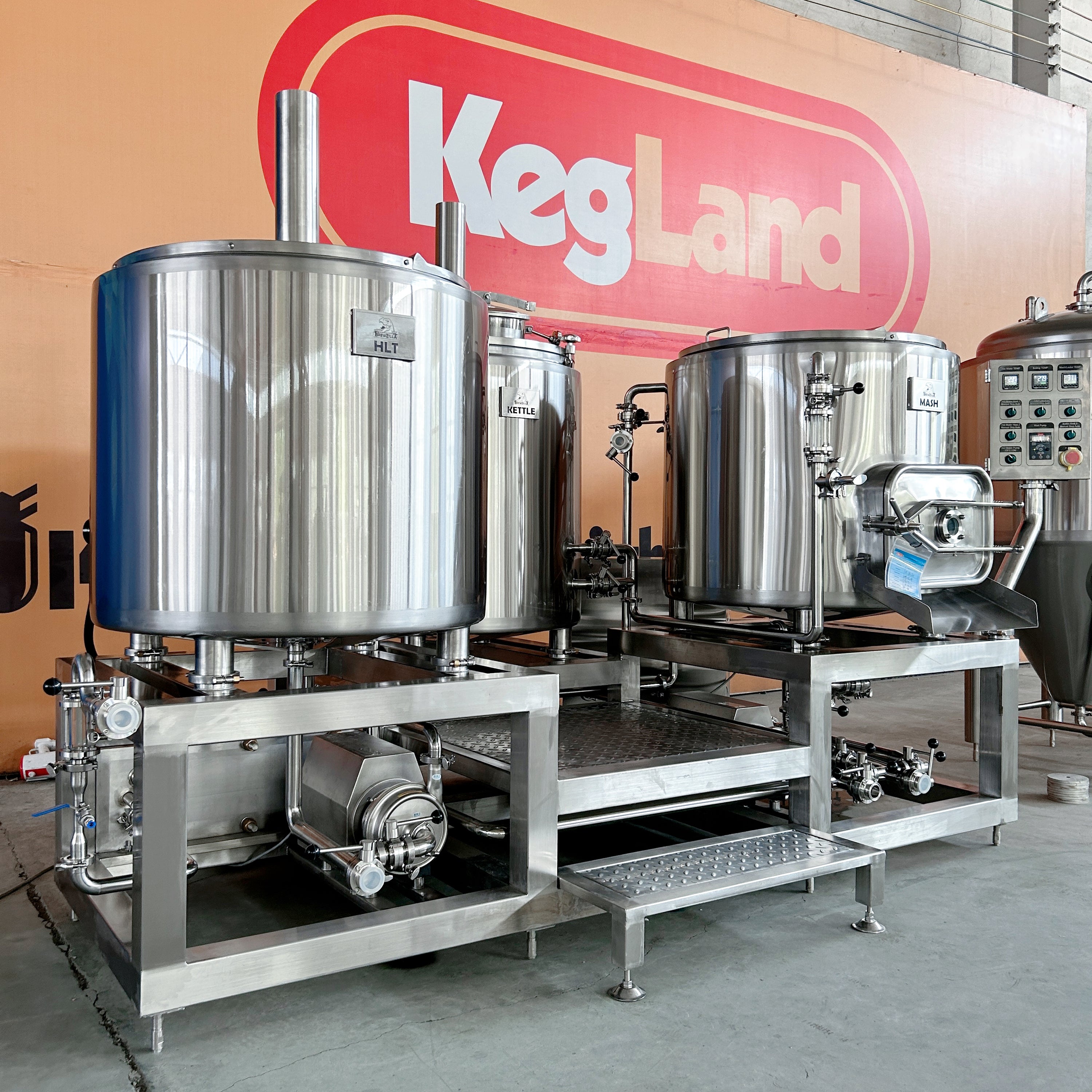 BrewZilla 300L | 3 Vessel Micro Brewery | KegLand
