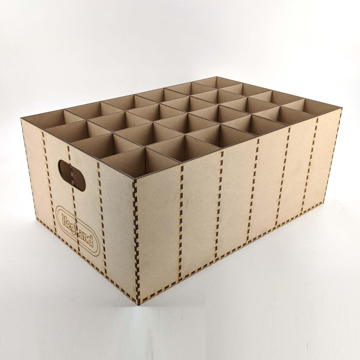 24 Can (or bottle) crate, aluminium can storage for your cellar