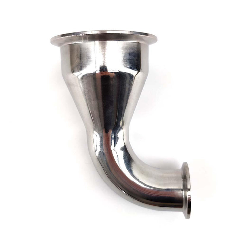 3 Inch to 1.5 Inch Stainless Steel Tri-Clover Reducing Elbow