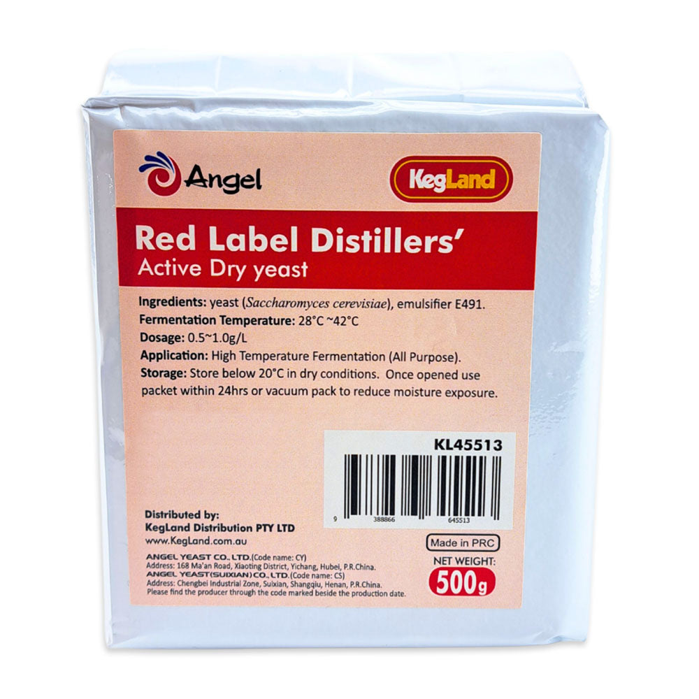 Red Label Yeast 500g Brick | Angel | KegLand