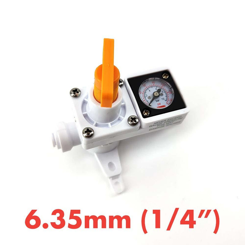 duotight Inline In Line Regulator - With integrated gauge for water or ...