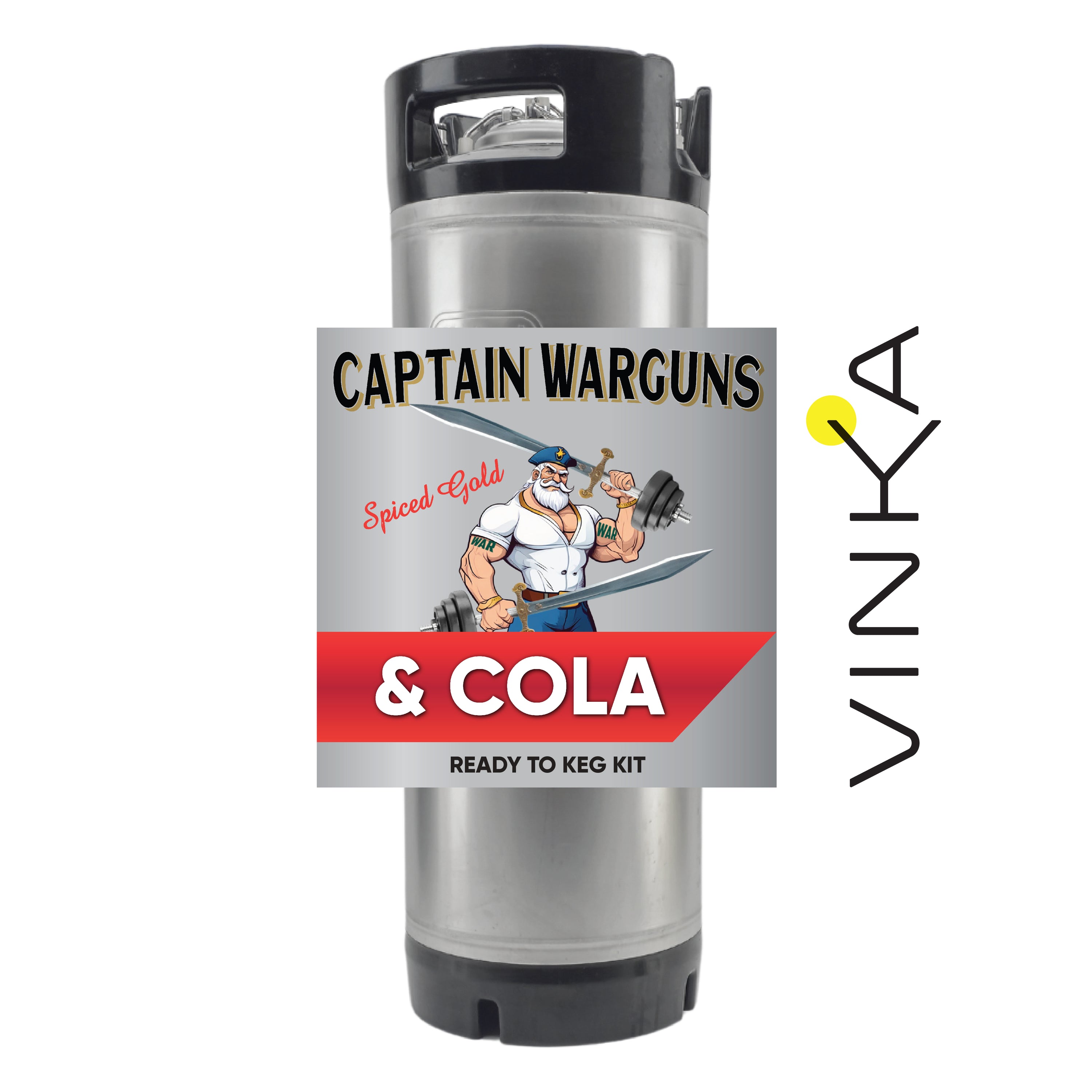 Captain Wargun's Spiced Rum and Cola | RTK | KegLand | 19L or 9.5L Keg