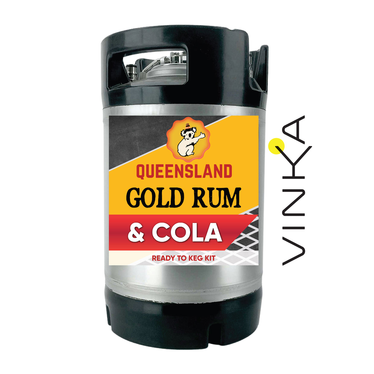 Queensland Gold Rum and Cola Ready to Keg Kit | KegLand