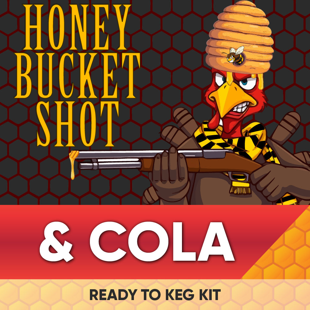 Honey Bucket Shot Kentucky Bourbon and Cola | Ready to Keg Kit