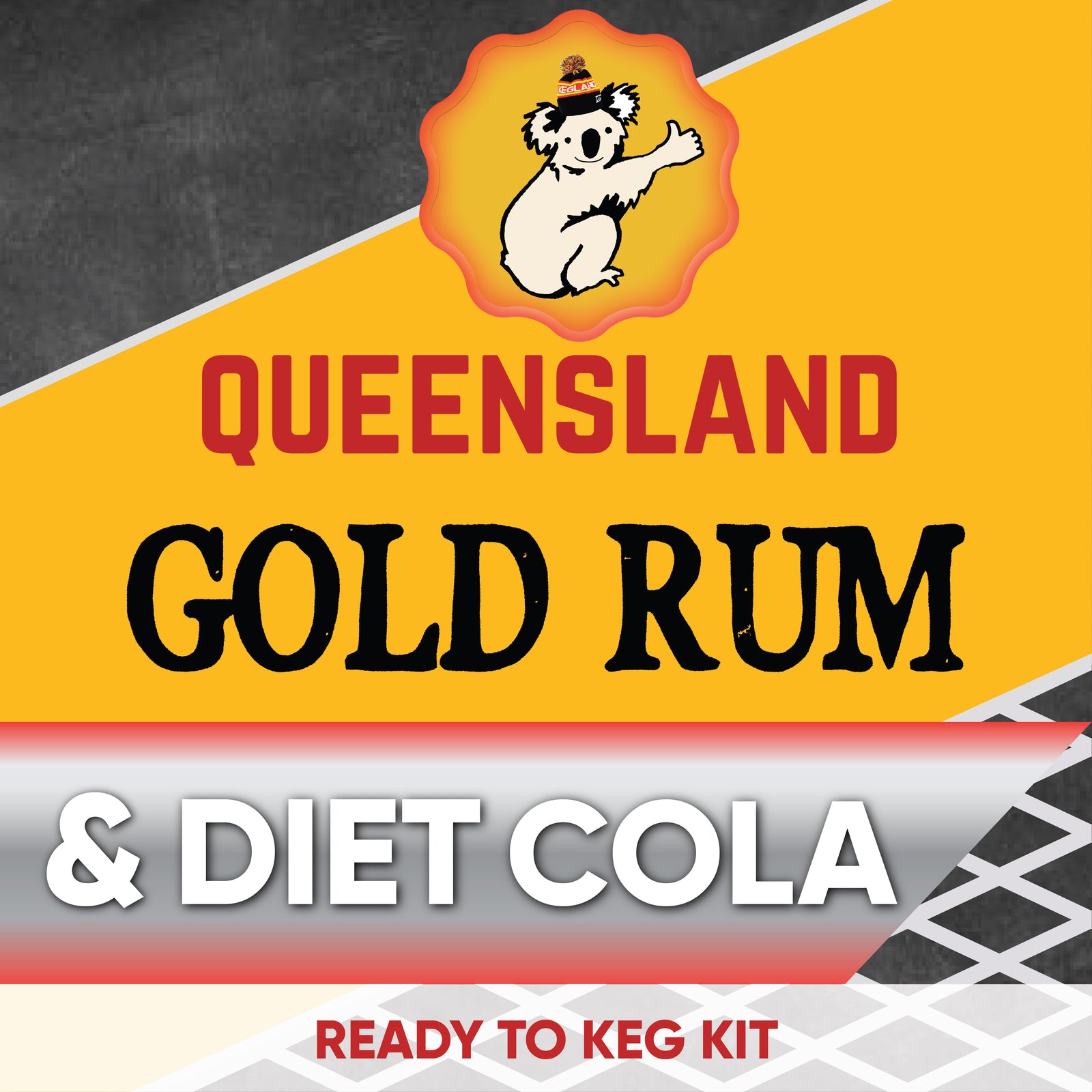 Queensland Gold Rum and Diet Cola - Ready to Keg Kit