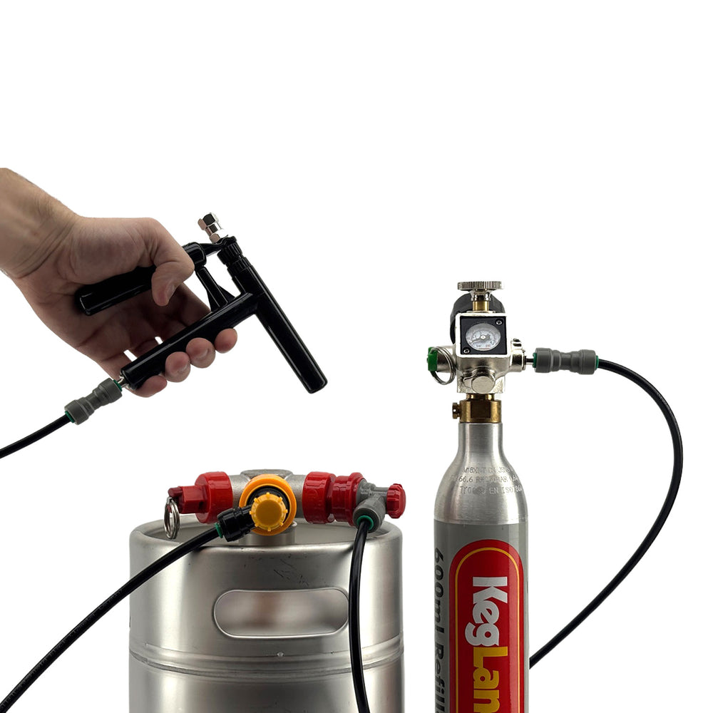 Pluto Gun Tapping Kit | KegLand SS Mini Kegs