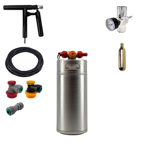 Pluto Gun Tapping Kit | KegLand SS Mini Kegs