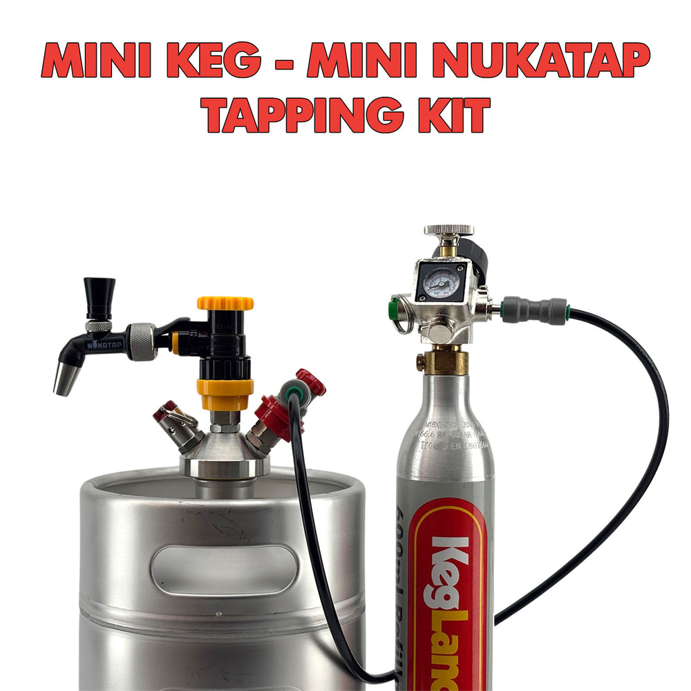 NukaTap Mini FC Tapping Kit | KegLand SS Mini Kegs