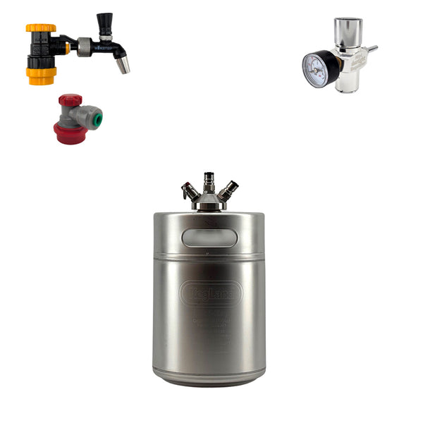 NukaTap Mini FC Tapping Kit | KegLand SS Mini Kegs