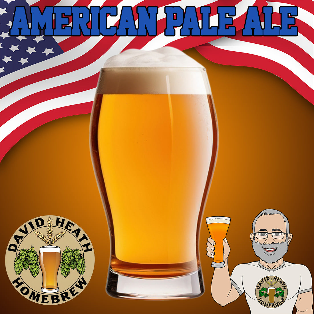 David Heath All Grain Recipe Kit | American Pale Ale | KegLand