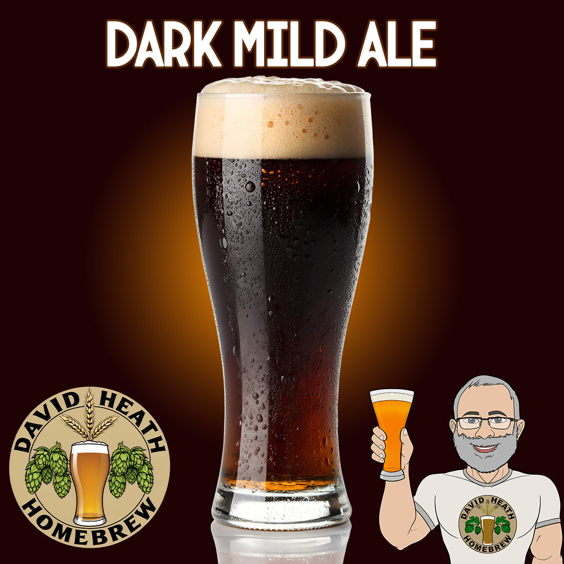 David Heath All Grain Recipe Kit | Dark Mild Ale | KegLand