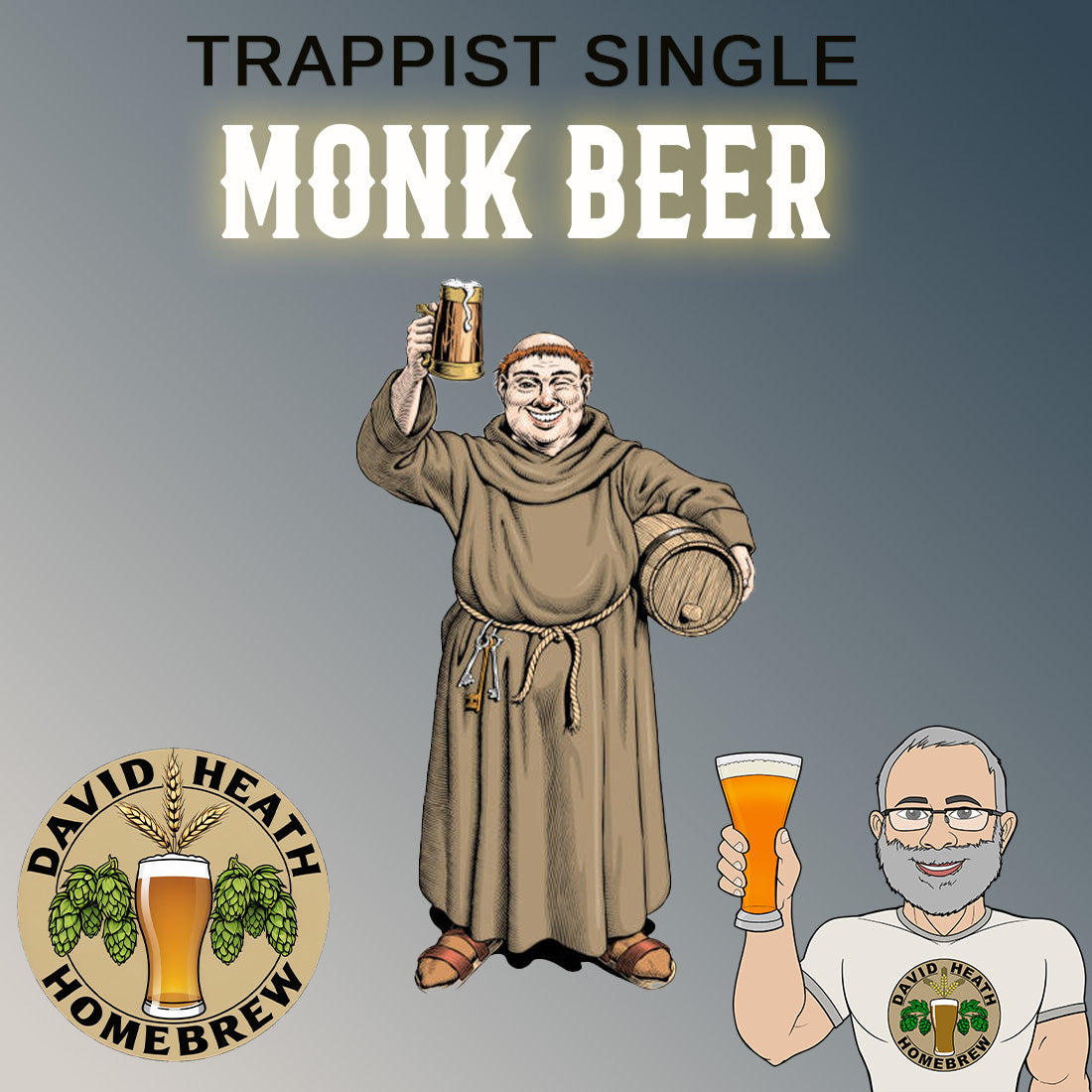 David Heath All Grain Recipe Kit | Monks Beer | Trappist Single | KegLand