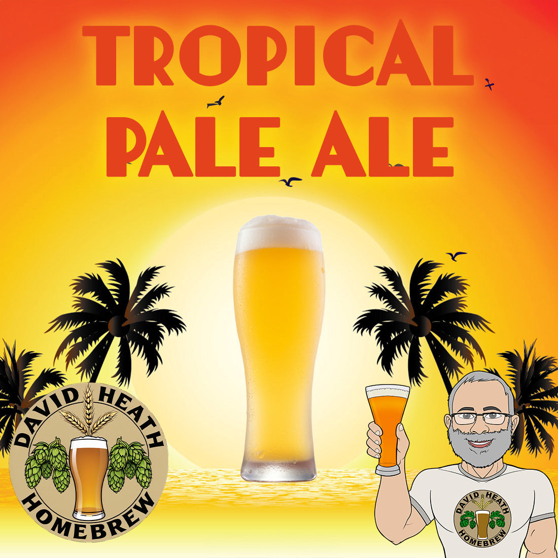 David Heath All Grain Recipe Kit | Tropical Pale Ale | KegLand