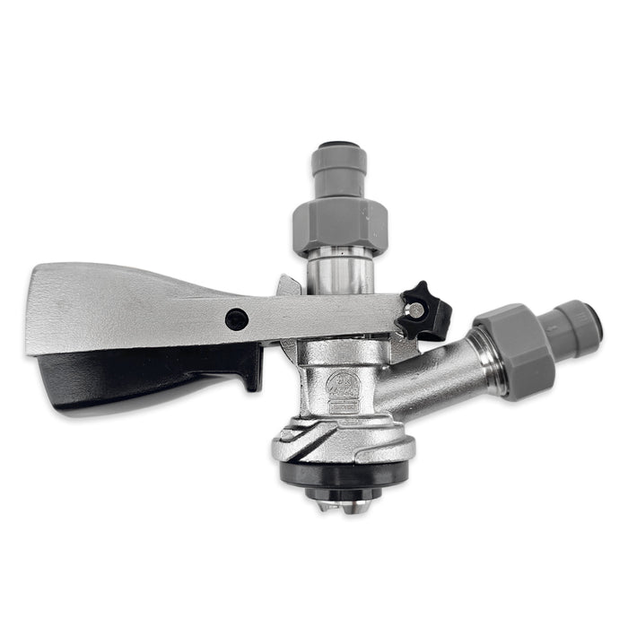 D-Type Coupler - Full Stainless Steel - duotight 5/8" to 8mm push in