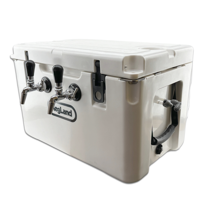KegLand Double Tap Cooler Jockey/Magic Box - With Aluminium Cold Plate