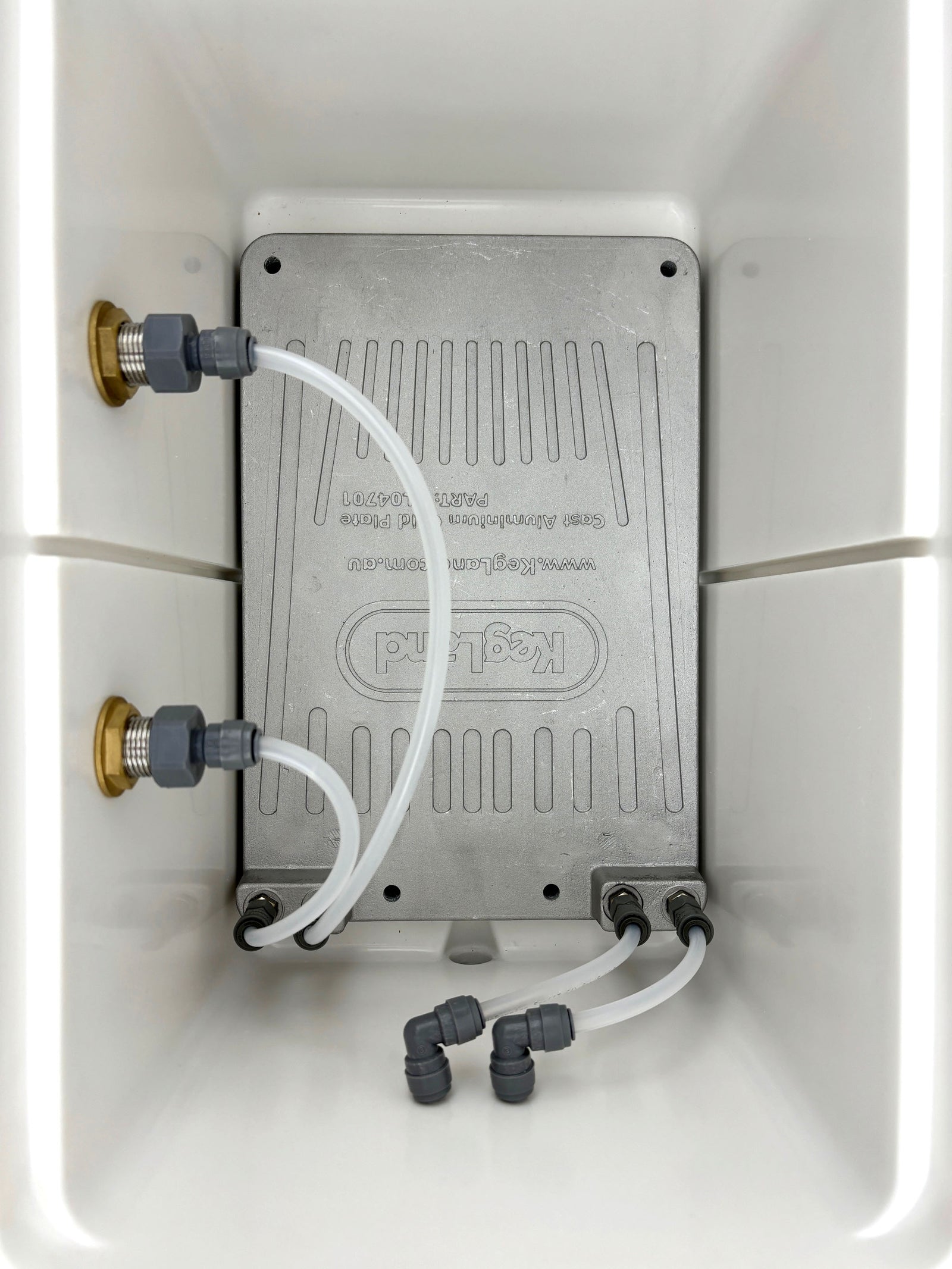 KegLand Double Tap Cooler Jockey/Magic Box - With Aluminium Cold Plate