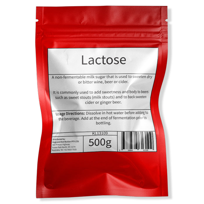 Lactose Powder 500g | Perfect for Cider | Sweet Stouts | Milkshake IPA
