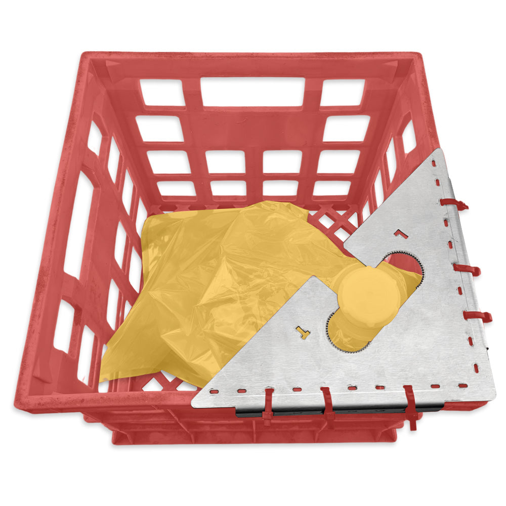 Bladder Bag In Box Holder | Stainless Steel | KegLand | Easy Filler