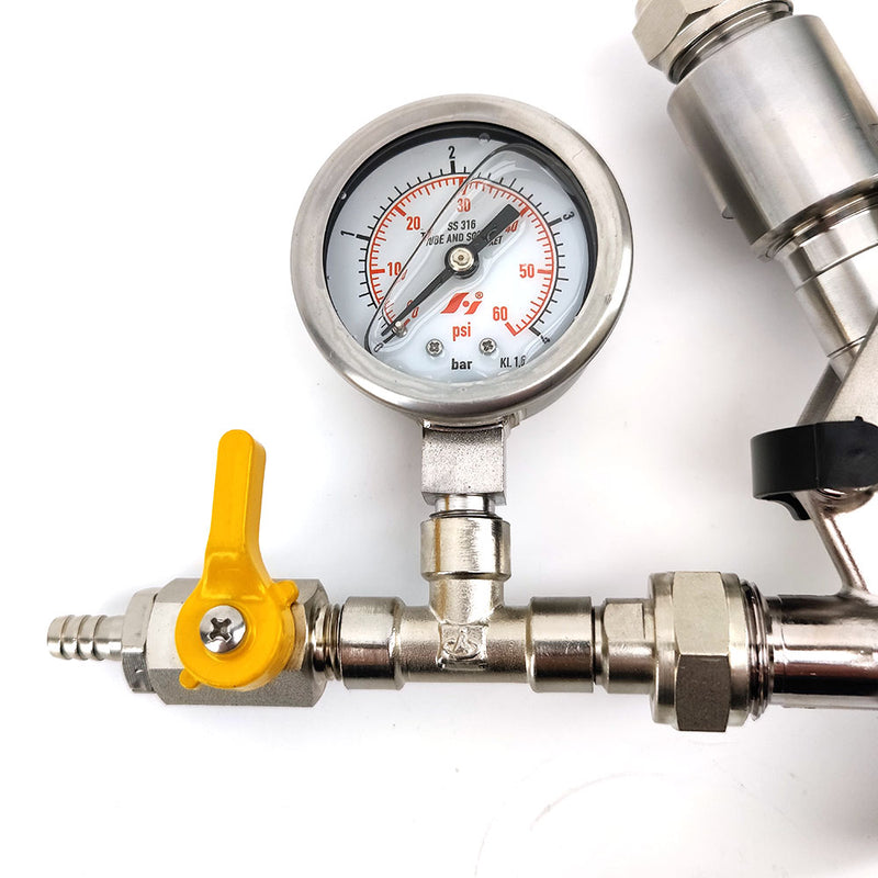 A-Type Filling Coupler for Talos Kegs (Nickle Plated Brass)