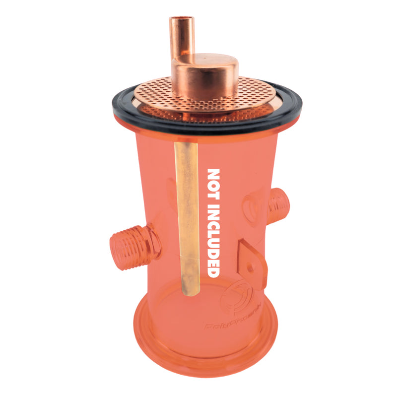 Polyphoenix 3 Inch Bubble Capper Plate with U-Bend Seal