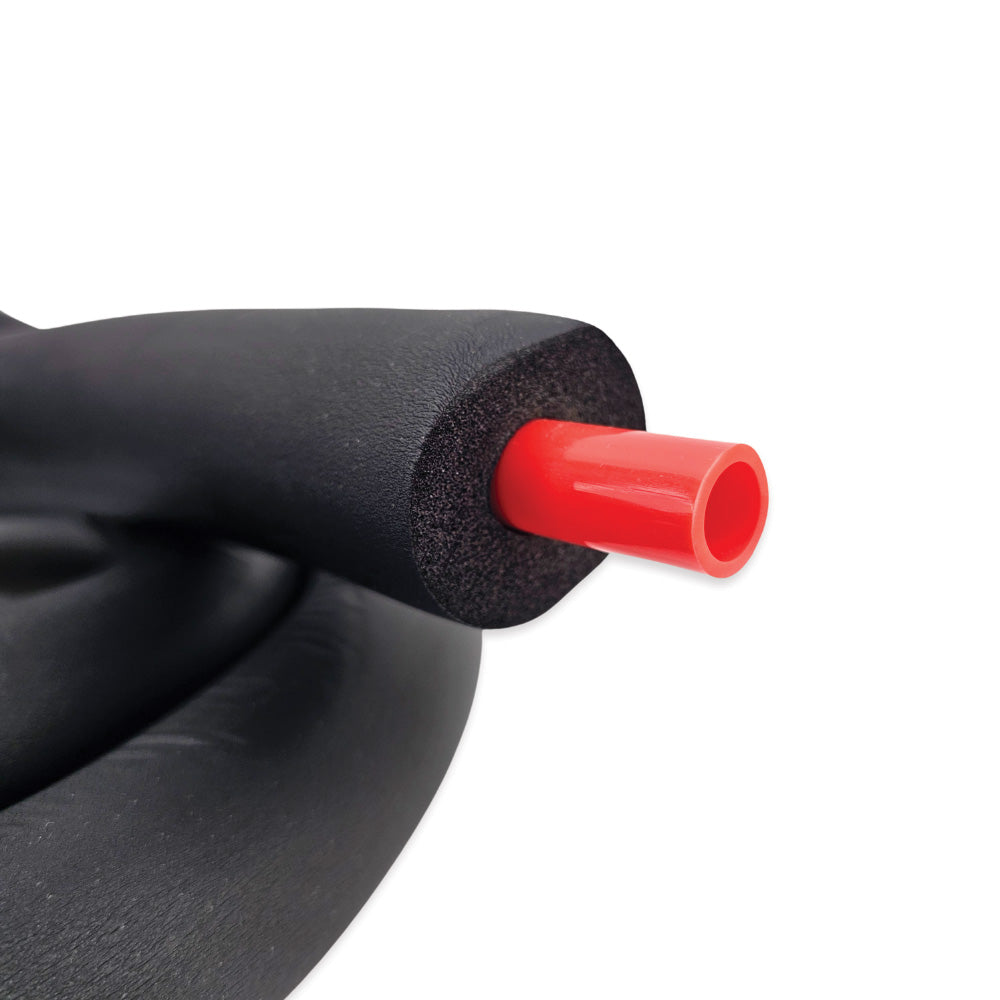 Red Insulation Hose 12mm x 16mm with Black 15mm Thick Insulation Foam