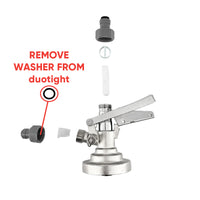 KeyKeg Coupler with PRV