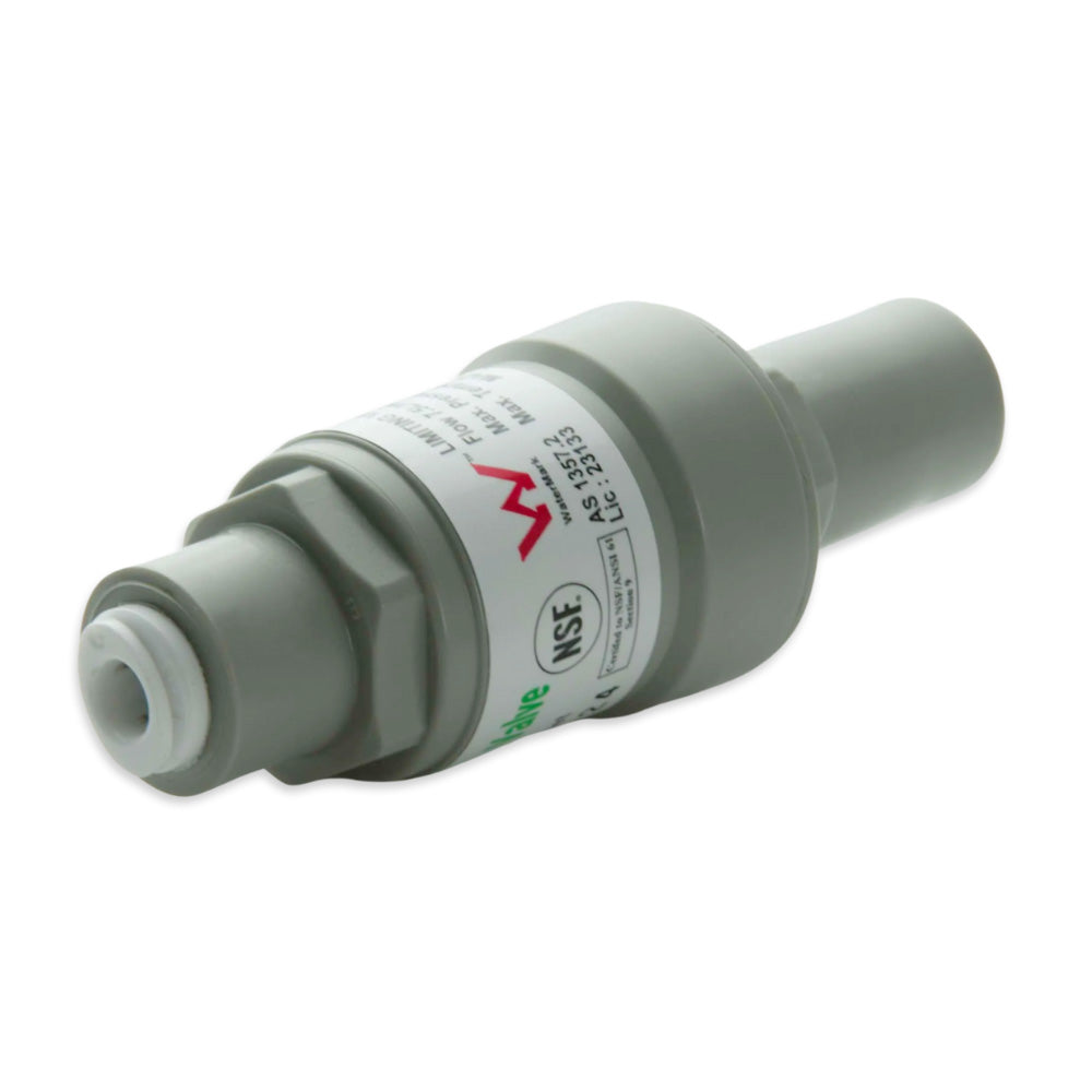 6.35mm (1/4″) InLine Pressure Limiting Valve | 70psi | NSF | Watermark