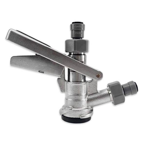 D-Type Keg Coupler All-SS with 8mm duotight Push-Fit | KegLand