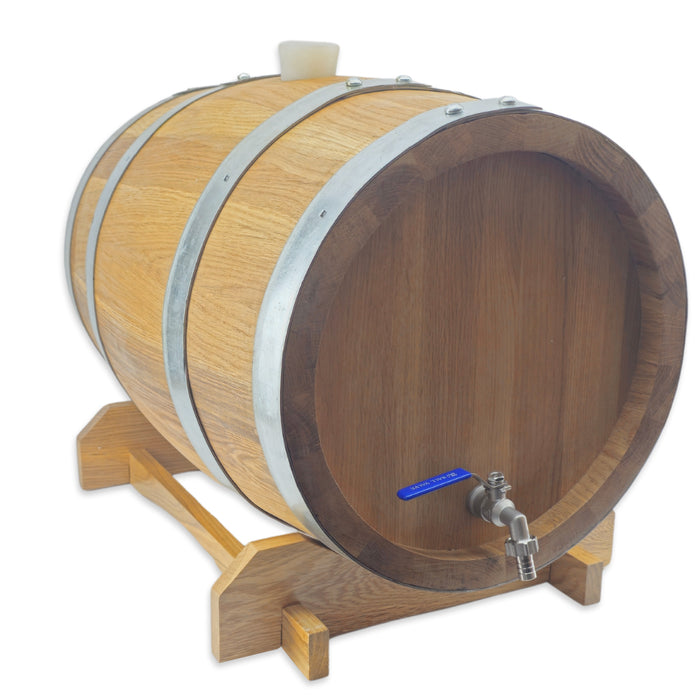 50L American Oak Barrel | Stainless Steel Tap | Medium Toast