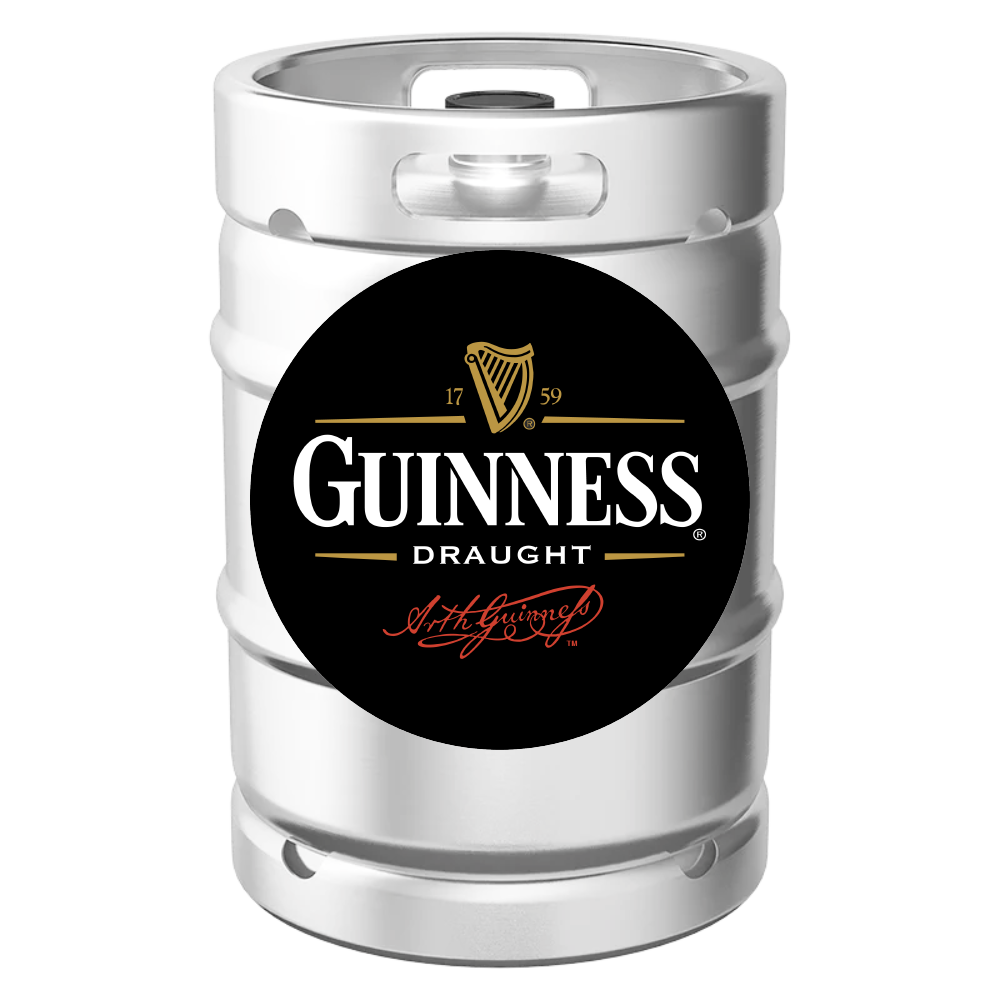 Guinness Draught | 50L Keg Stainless Steel Commercial Keg | A-Type