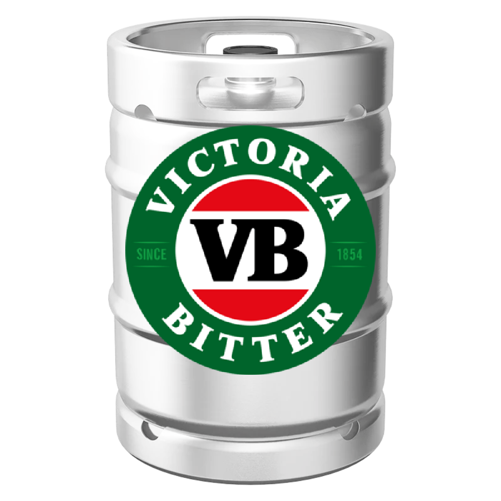 Victoria Bitter 50L SS Commercial Size Keg | D-Type | VB