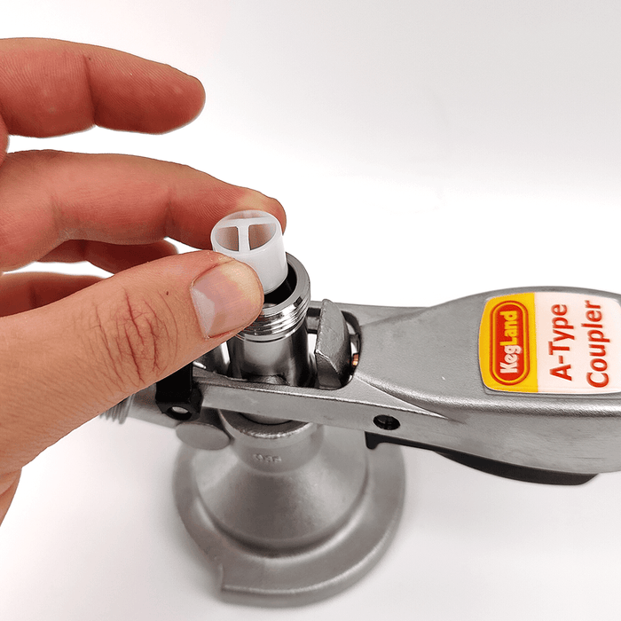 A-Type Coupler - Full Stainless Steel - duotight 5/8" to 8mm push in