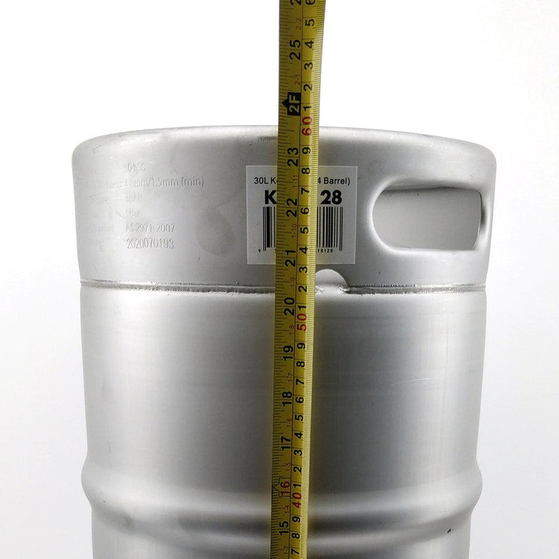 All Stainless 304SS 30L Commercial Keg 1/4 US Barrel (No Spear)