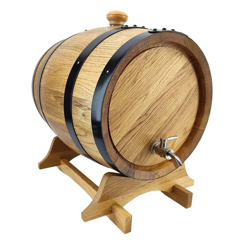 10L American Oak Barrel | Stainless Steel Tap | Medium Toast