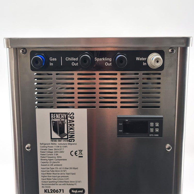 Benchy - Sparkling - Bench Top Carbonator/Chiller 3.2L (Stainless with