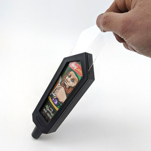 Bishop Recipe Tap Handle - With Blackboard and Whiteboard Insert