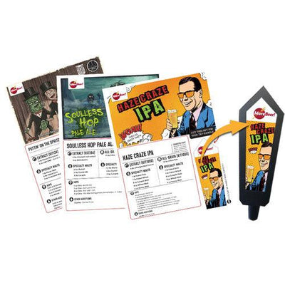 Bishop Recipe Tap Handle - With Blackboard and Whiteboard Insert