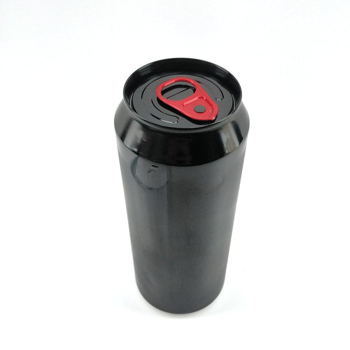 500mL 360 Full Aperture Aluminium Disposable Beverage / Beer Cans Black ...