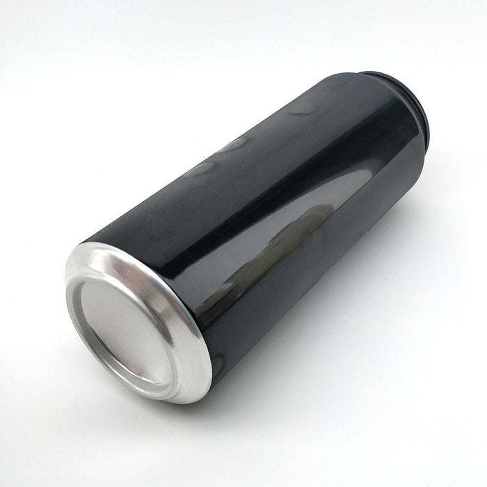 500mL 360 Full Aperture Aluminium Disposable Beverage / Beer Cans Black ...
