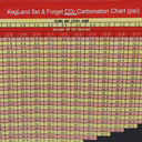 The KegLand Carbonation Chart Sticker | Size 135mm x 300mm
