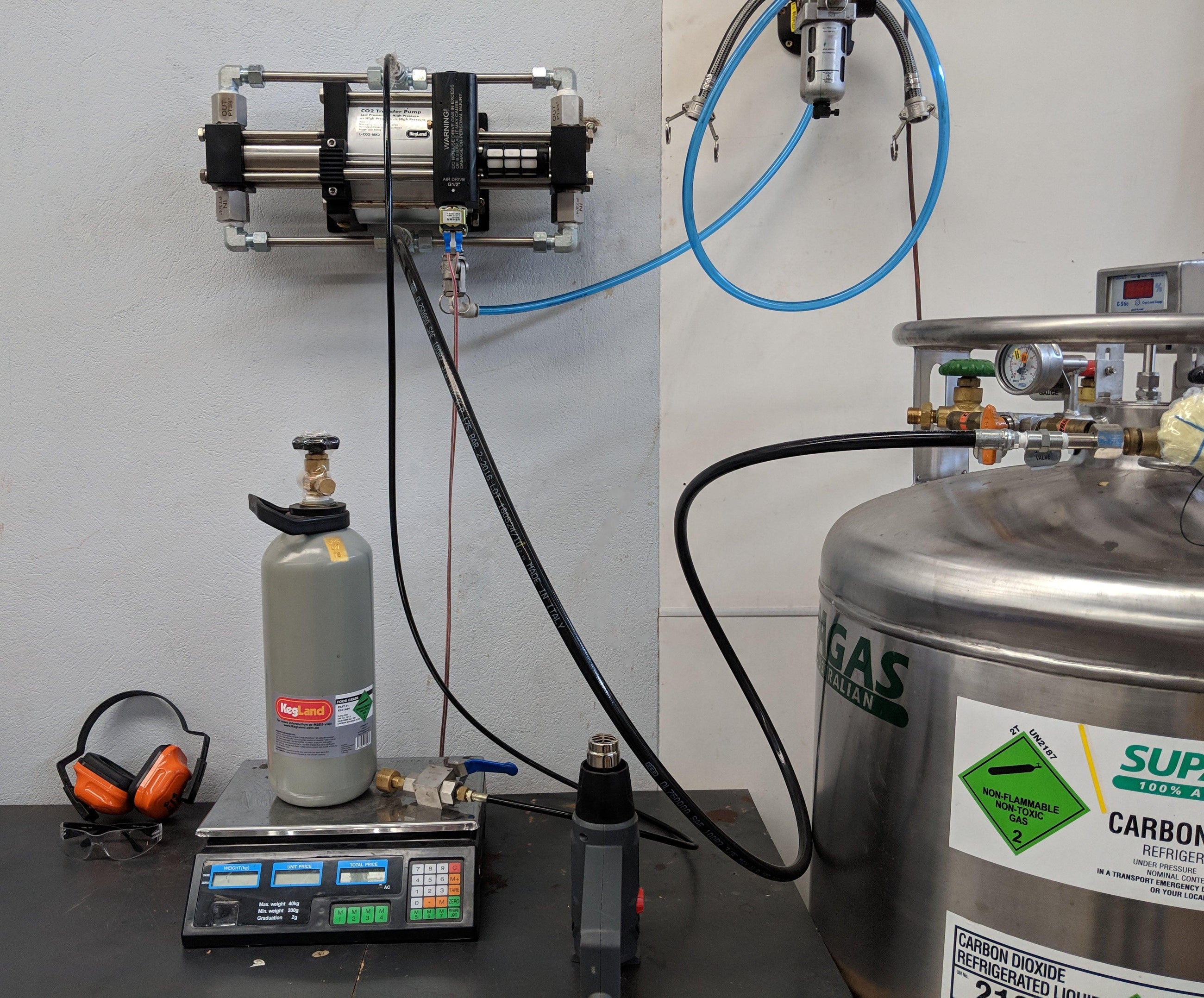 CO2 Refill Station | Carbon Dioxide Transfer Pump | KegLand