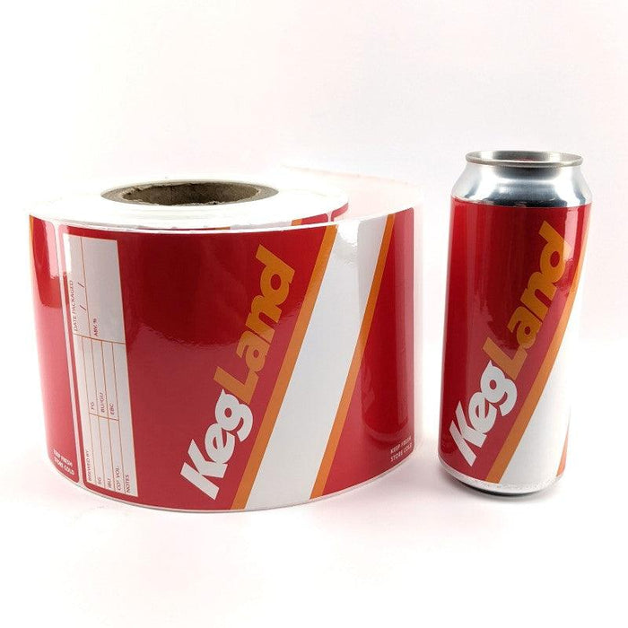 Custom Digital Printed Labels for Cans or Bottles