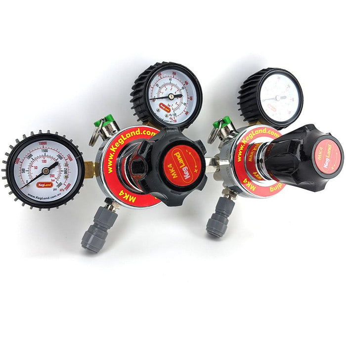Dual Pressure Regulator. Have two different pressures on your keg ...