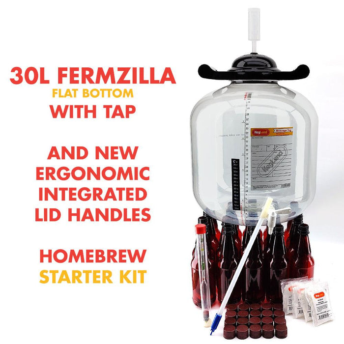 30L FermZilla Fermenter Home Brew Starter Kit with bottles