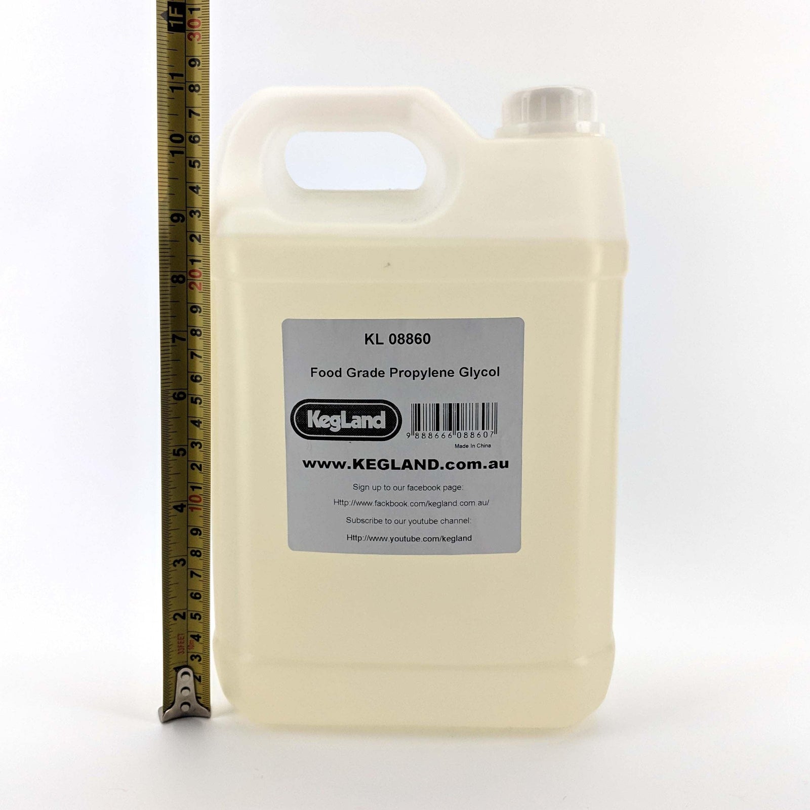 USP Approved Food Grade Propylene Glycol 99% - 5 Litres